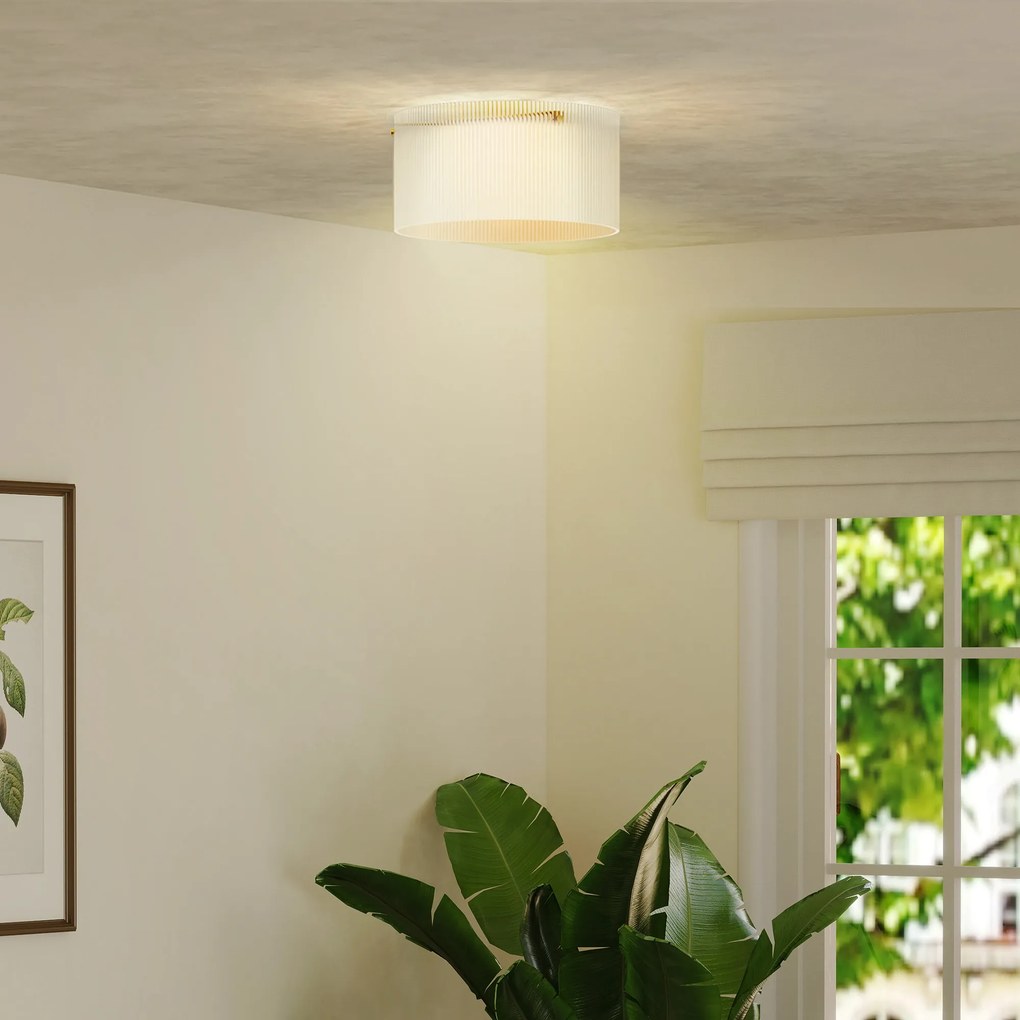 HOMCOM Stropní lampa s akrylovým stínidlem, kov, kompatibilní s halogenovými a LED žárovkami