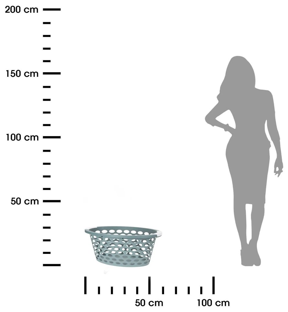 Koš na prádlo Holy Green 27 l