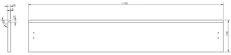 Mexen Rivel, koupelnová skříňka 160 cm s pravým umyvadlem Otis, 2S, 1D, drážkovaná, grafitová/bílá matná, 91A23-16047-3-BBFFF66-W18P01