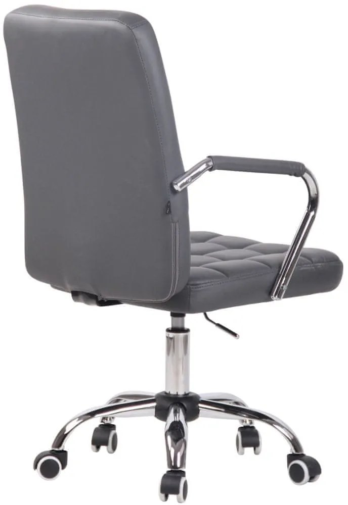 Bhm germany Kancelářská židle Terni, syntetická kůže, šedá