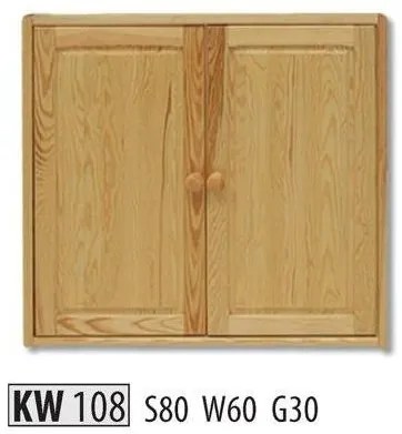 Drewmax Kredenc KW108 masiv gray