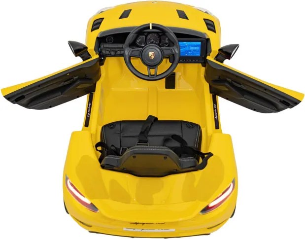 Elektrické autíčko Porsche Spyder RS 718 MP4 žluté