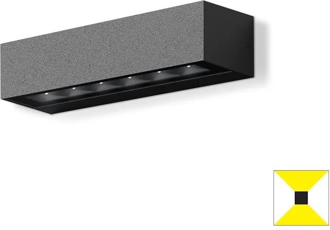 LED2 5131474 LED2 Nástěnné venkovní svítidlo BENO II 2, A 2x6W 2200K / 2700K / 3000K / 4000K antracit - LED2 Lighting
