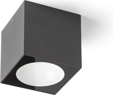 RED R13625 SENZA SQ stropní antracitová čiré sklo 230V LED 6W IP65 3000K - RED - DESIGN RENDL