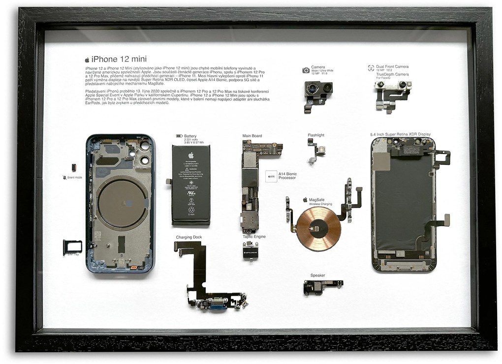 Nástěnný obraz iphone 12 mini