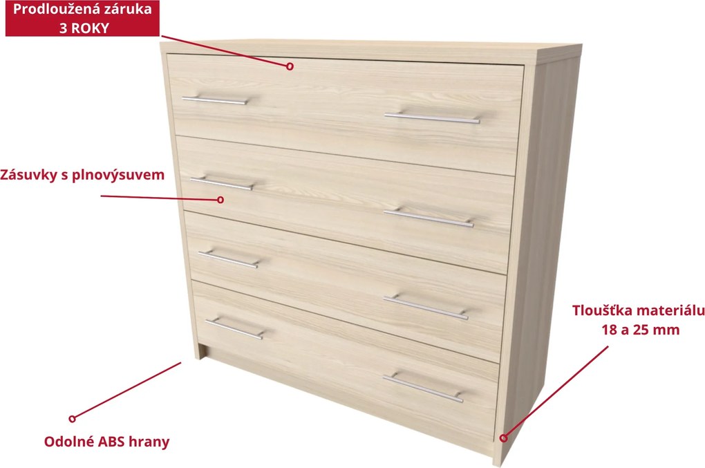 Komoda AURA 1 (na výběr více variant)