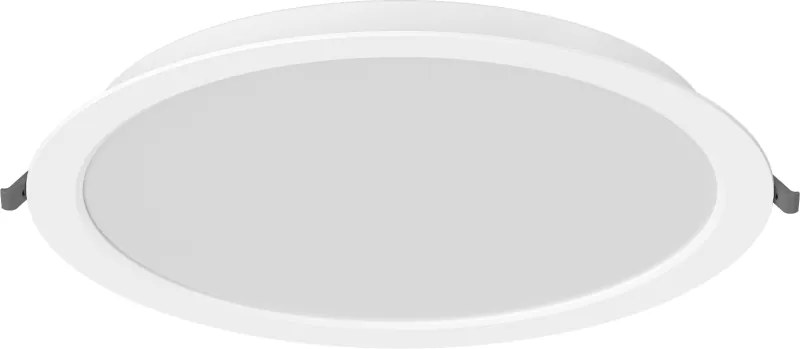 Mexen LDRR, LED stropní svítidlo na zapuštění, průměr 12 cm 30 cm, 24W, neutrální - 4000K, 2640 lm, bílá - L210-030-2440-20
