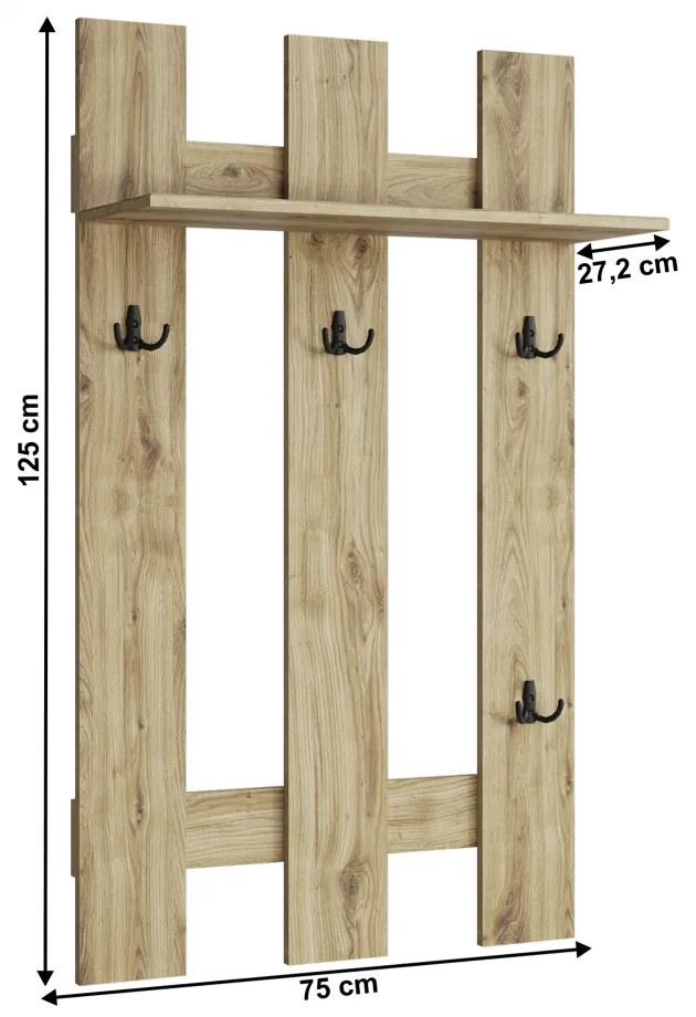 Věšákový panel DORSI Tempo Kondela