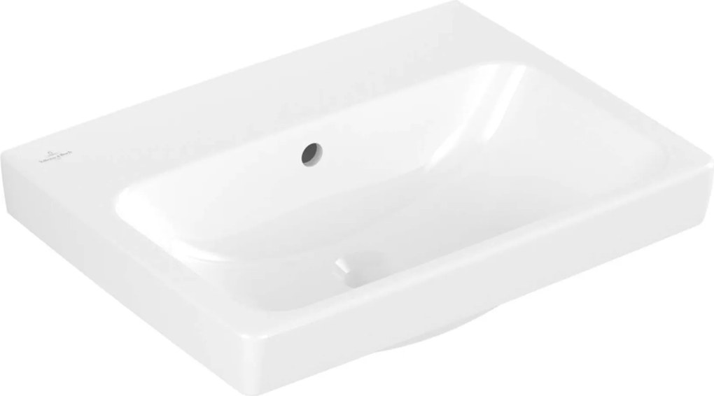 Villeroy & Boch Architectura - Umyvadlo 55x42 cm, s přepadem, bez otvoru pro baterii, alpská bílá 4A875701