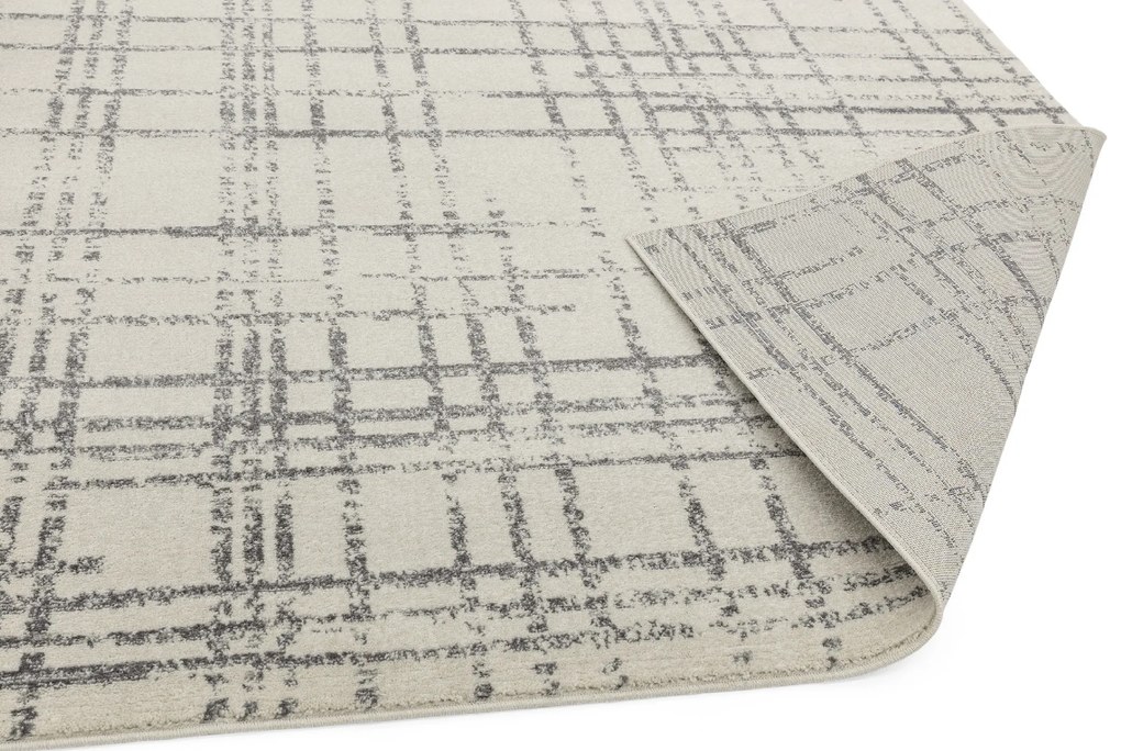 Tribeca Design Kusový koberec Dinamo Grid Grey Rozměry: 120x170 cm