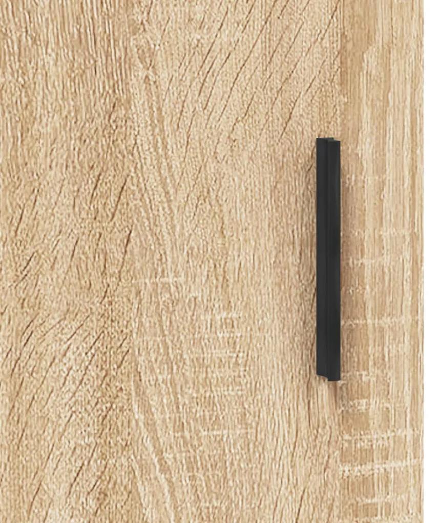 Skříň highboard dub sonoma 69,5 x 34 x 180 cm kompozitní dřevo,  3189528