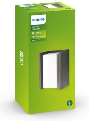Venkovní nástěnné svítidlo Philips Bridge E27 42W IP44
