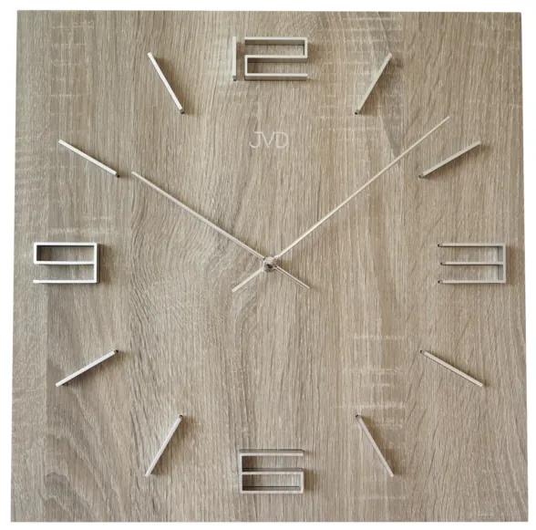 Designové nástěnné dřevěné luxusní hodiny JVD HC36.1