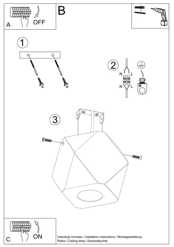 Bodové svítidlo v přírodní barvě 12x12 cm Vige – Sollux
