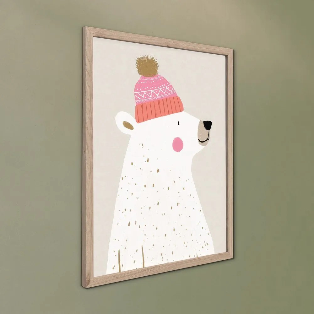 Dětský obrázek 30x40 cm White Bear – Styler