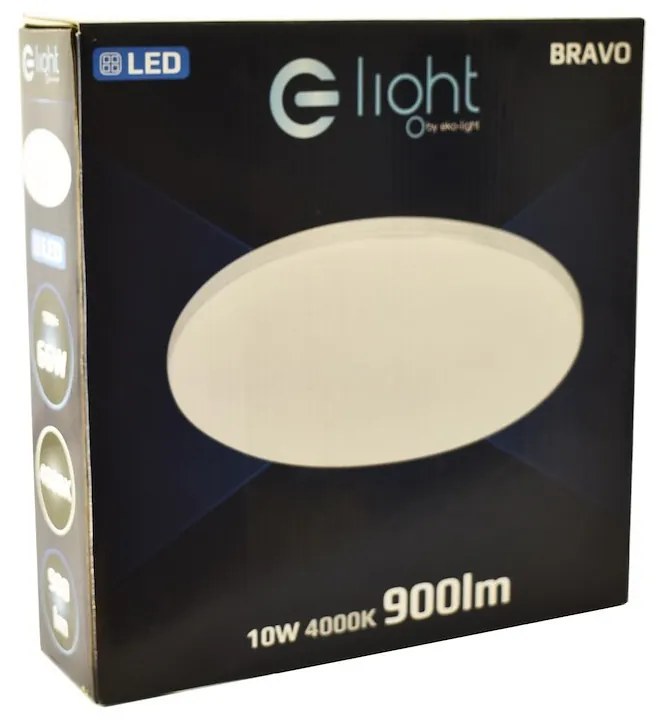 Stropní LED svítidlo Bravo, 1x LED 10w, 4000k, ch