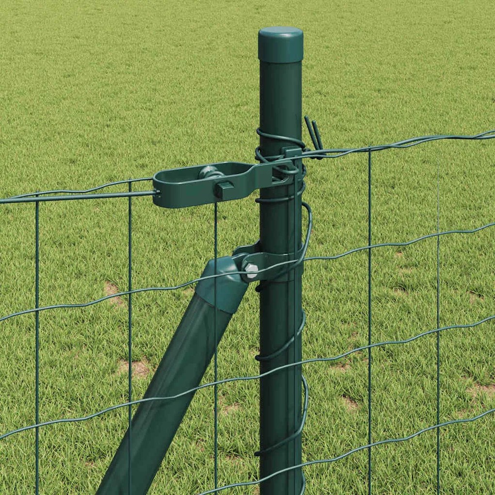 Evropský plot s betonovou základnou 10 x 1,0 m Zelená Síťovina 3350879