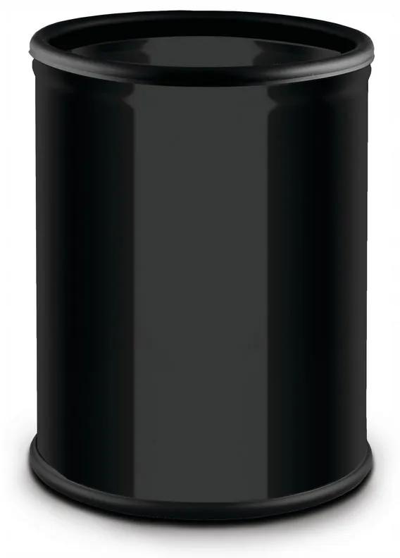Alda Kancelářský odpadkový koš 7 L, lakovaný černý