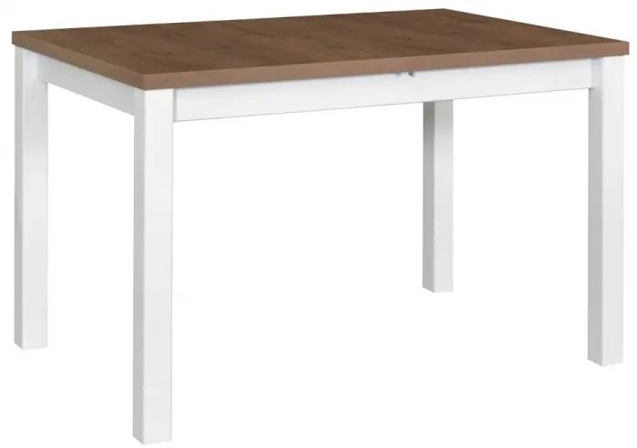 Jídelní stůl MAX 5 doprava zdarma deska stolu grafit, nohy stolu ořech světlý