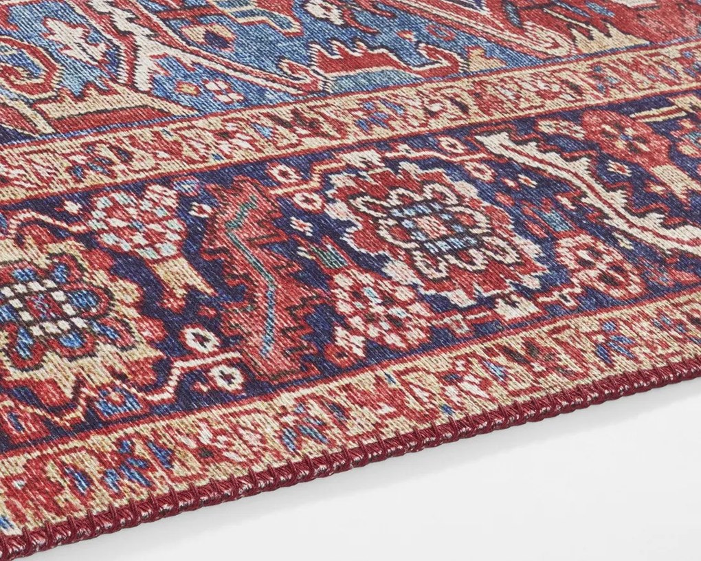 Hanse Home, Kusový koberec Asmar 104012 Orient/Red, 80x150, červená, obývací pokoj