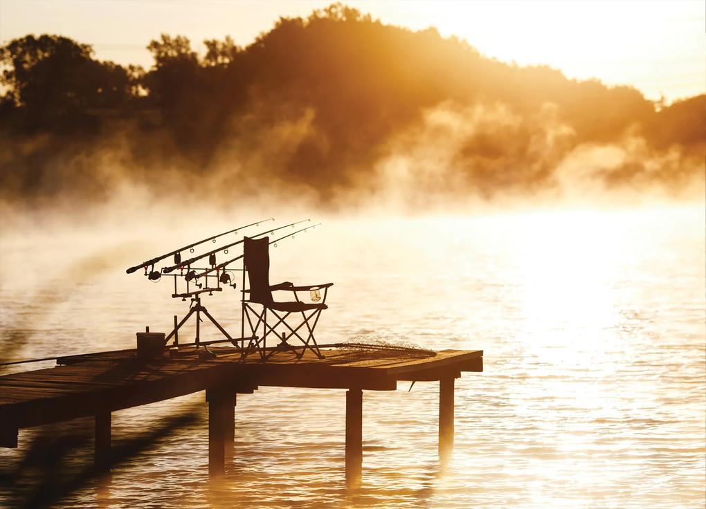 Malvis Tapeta rybaření ranní mlha Vel. (šířka x výška): 216 x 140 cm
