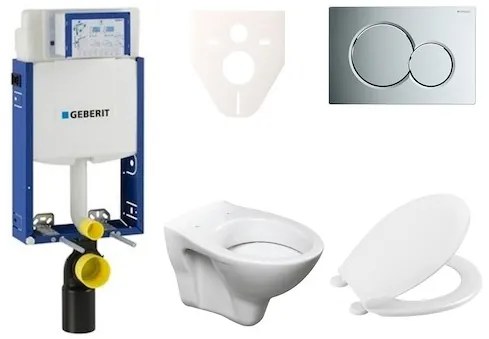 Cenově zvýhodněný závěsný WC set Geberit k zazdění + WC Ceramia S-Line Pro 110.302.00.5NR2