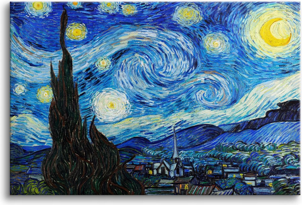 Hvězdná noc Vincent Van Gogh Reprodukce Obrazy na zeď 80x120