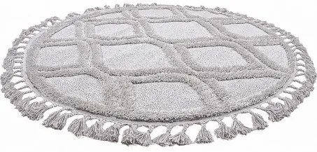 Koberec BERBER 7063 světle šedý kruh