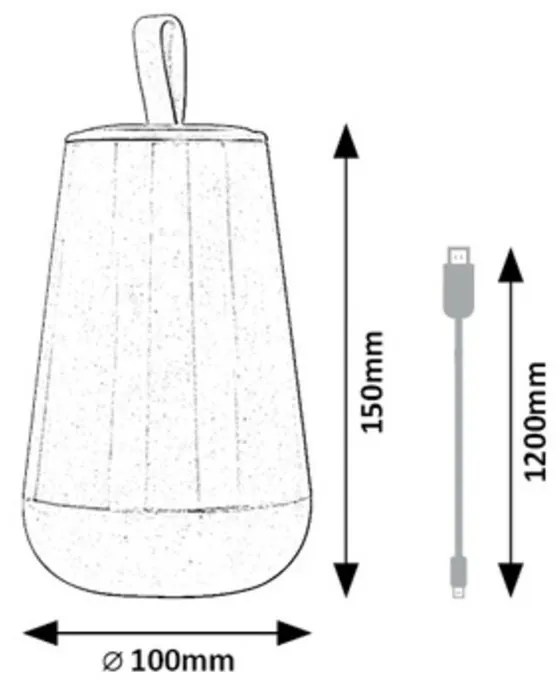 Rabalux 76019 stolní LED lampa Franco