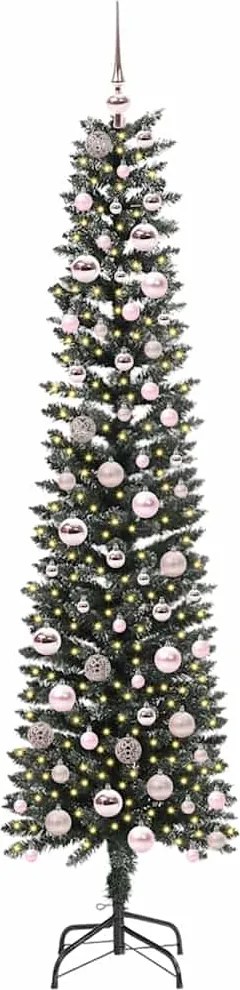 Umělý vánoční stromeček Zelená 210 cm PVC, plast a ocel 3395954