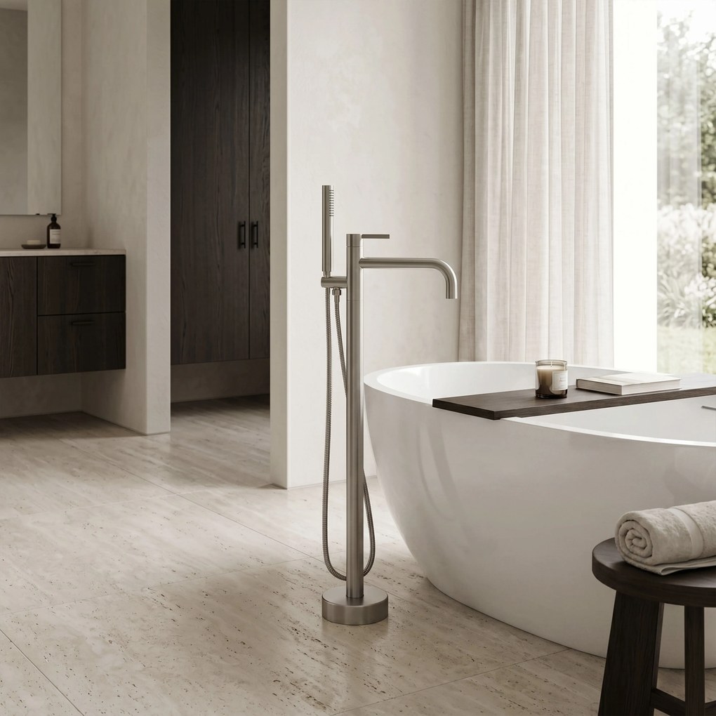 Rea, Volně stojící baterie Rea Foster Brush Nickel, REA-B2252