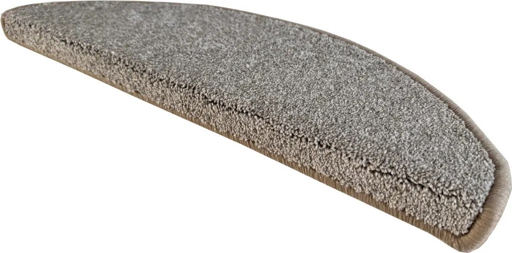 Vopi Nášlapy na schody Capri světle béžový půlkruh, samolepící - 28x65 půlkruh (rozměr včetně ohybu)