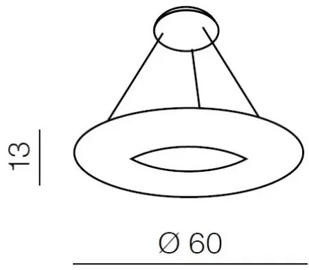 Designový lustr Napoli 60 Led