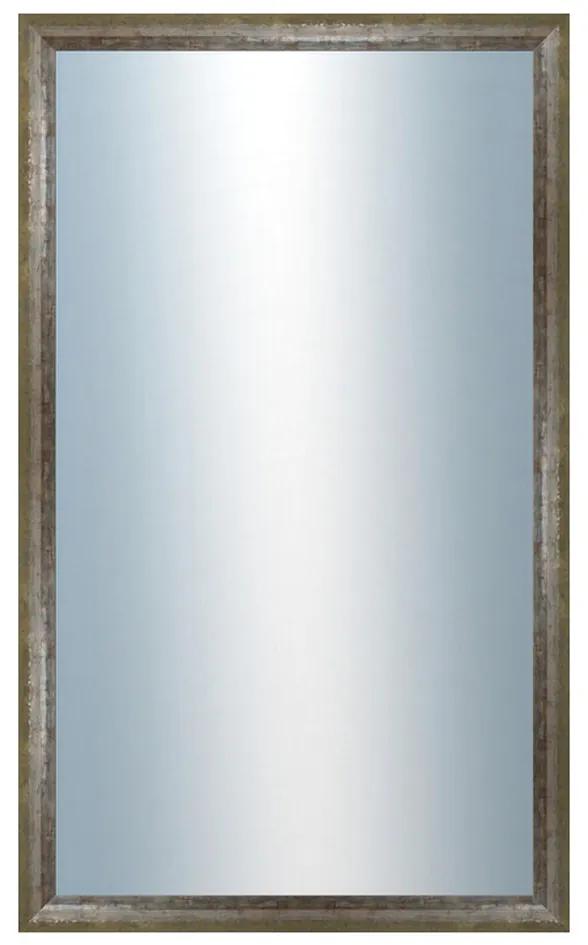 DANTIK - Zarámované zrcadlo - rozměr s rámem cca 60x100 cm z lišty NEVIS zelená (3054)