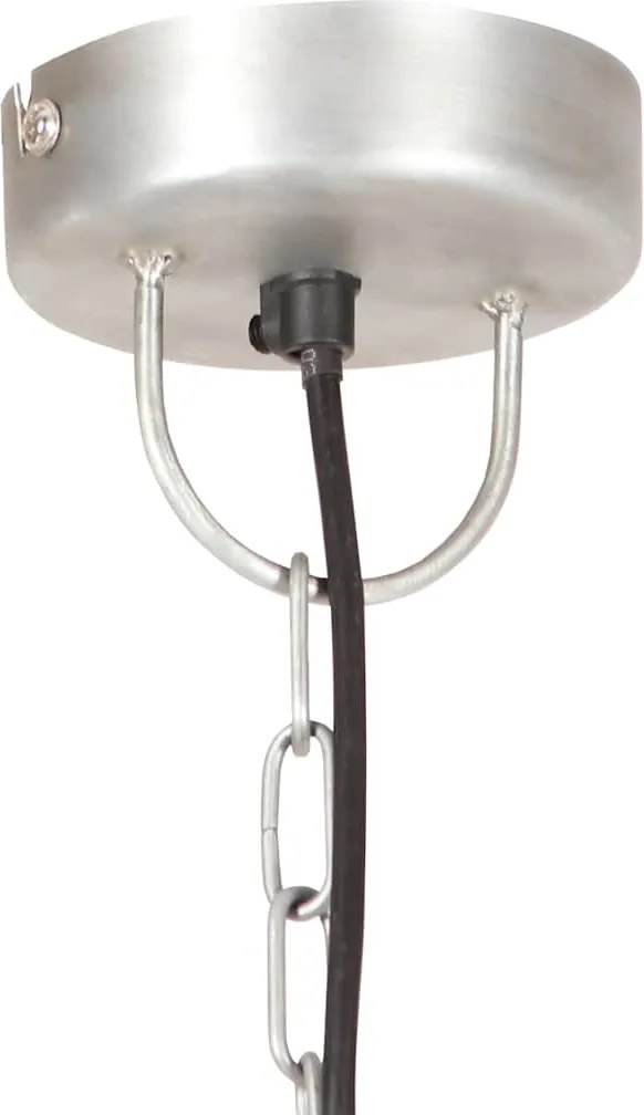 Industriální závěsné svítidlo 25 W stříbrné kulaté 30 cm E27 320530