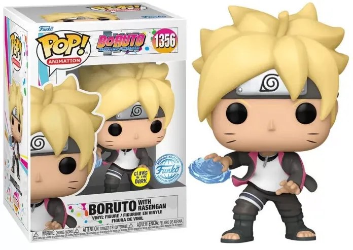 Funko pop! boruto naruto next generations boruto with rasengan glows in the dark 1356