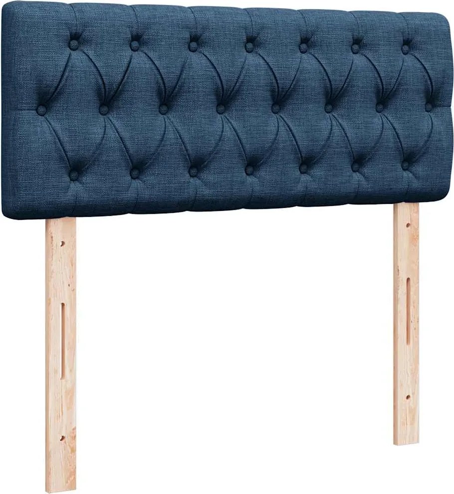 Box spring postel s matrací černá 120x190 cm textil 3287408