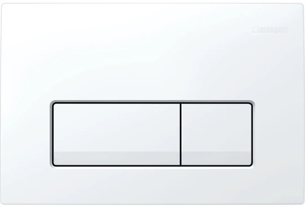 BPS-koupelny Podomítkový modul Geberit DuoFix s WC mísou EL-WH-03 + ovládací tlačítko Delta 50 bílá