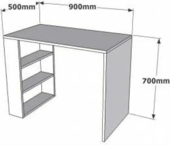 Pracovní stůl Pelit Atlantic Pine