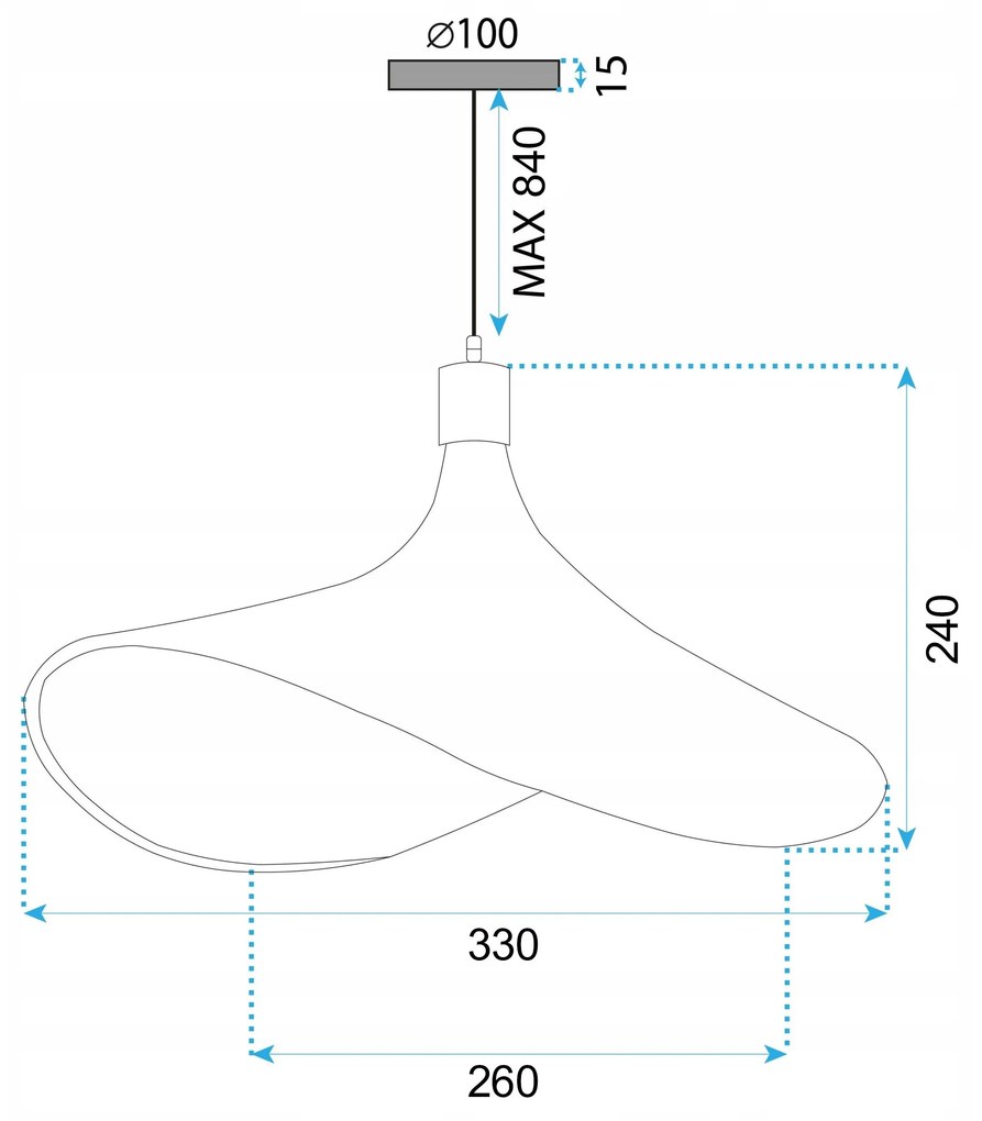 Toolight BAMBUSOVÁ ZÁVĚSNÁ LAMPA APP1642-1CP 30cm