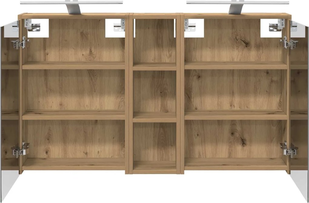Sada koupelnových skříněk 3 ks 106 x 16 x 62,5 cm 3403807