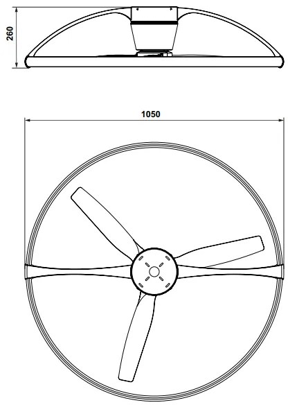 Mantra Nepal, stropní svítidlo s ventilátorem a dálkovým ovladačem, LED 75W 2700K-5000K, bílá, průměr 105cm