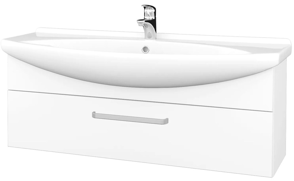 Dřevojas Koupelnová skříň TAKE IT SZZ 120 Varianta: N01 Bílá lesk / Úchytka T02 / D20 Galaxy