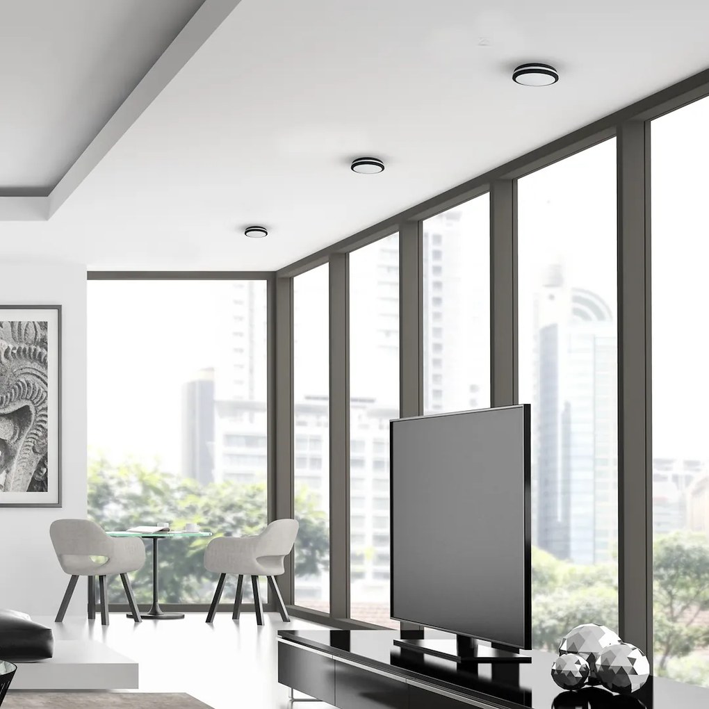 Stropní LED svítidlo Marlon, 1x LED 12w, 4000k, b