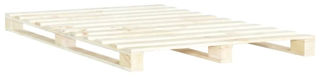 Rám postele z palet masivní borovice 200 x 200 cm 285240