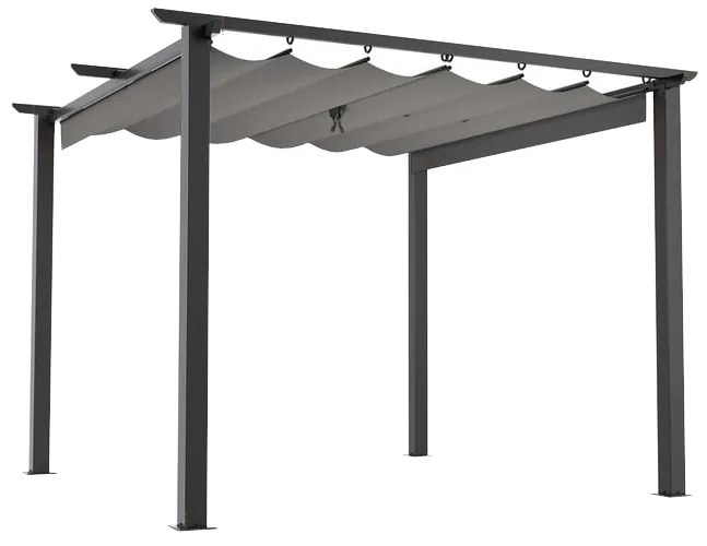 JAKS Zahradní altánek pergola 3 x 3 m Barevné varianty: šedá