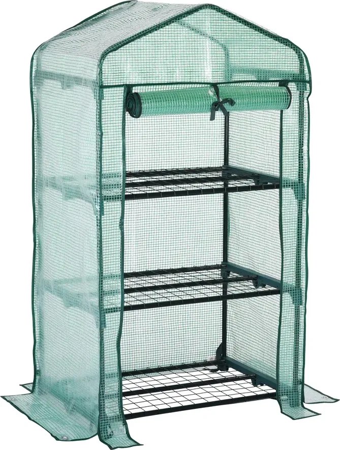 Fóliovník Charisse 126x49x69 cm zelený