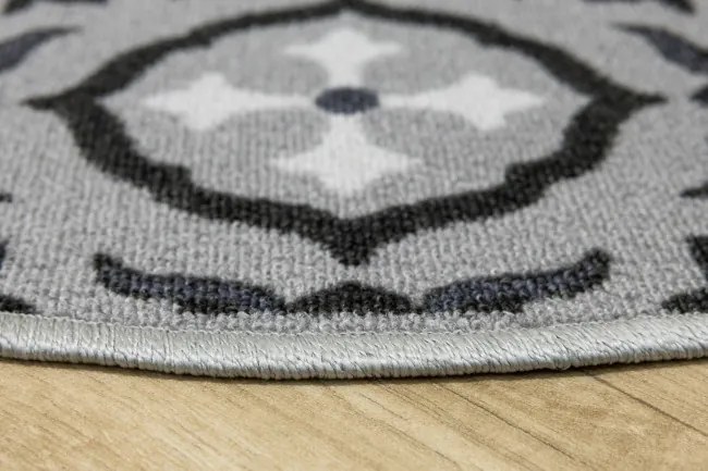 Protiskluzový koberec PATCHWORK 19 New šedý