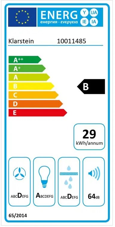Klarstein TR60WS, digestoř, 60 cm, nástěnná, 340 m³/h, nerezová ocel