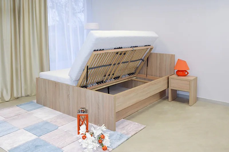 Ahorn Dřevěná postel Tropea 190x80 Akát